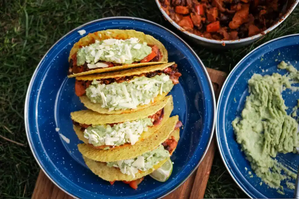 Tasty Vegan Camping Tacos - Easy Vegan Campfire Recipe